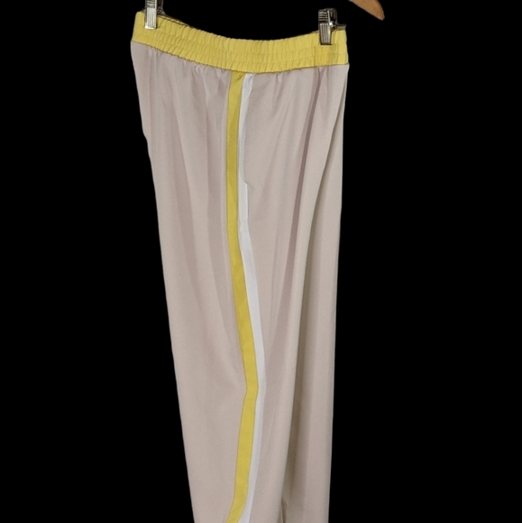 Zara | Pants & Jumpsuits | Zara Tan Yellow Track Pants S Euc | Poshmark